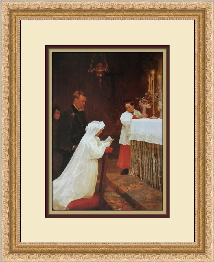 Pablo Picasso First Communion Custom Framed Print - Etsy
