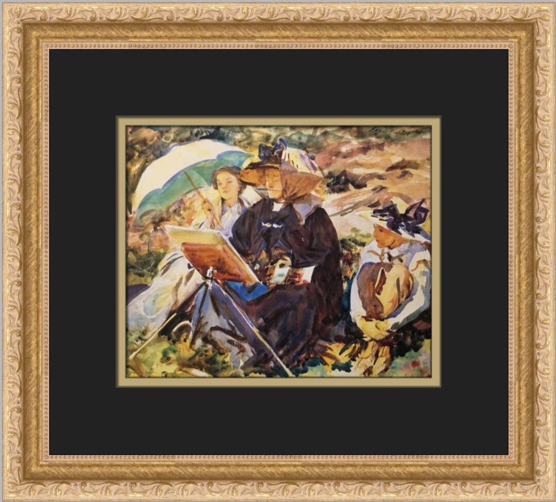 John Singer Sargent Simplon Pass the Lesson Custom Framed Print - Etsy