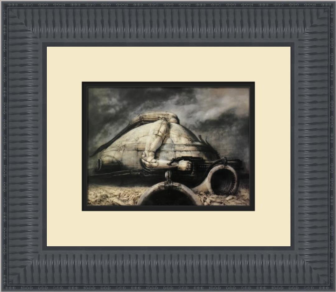 HR Giger H.R. Giger Dune II Custom Framed Print - Etsy