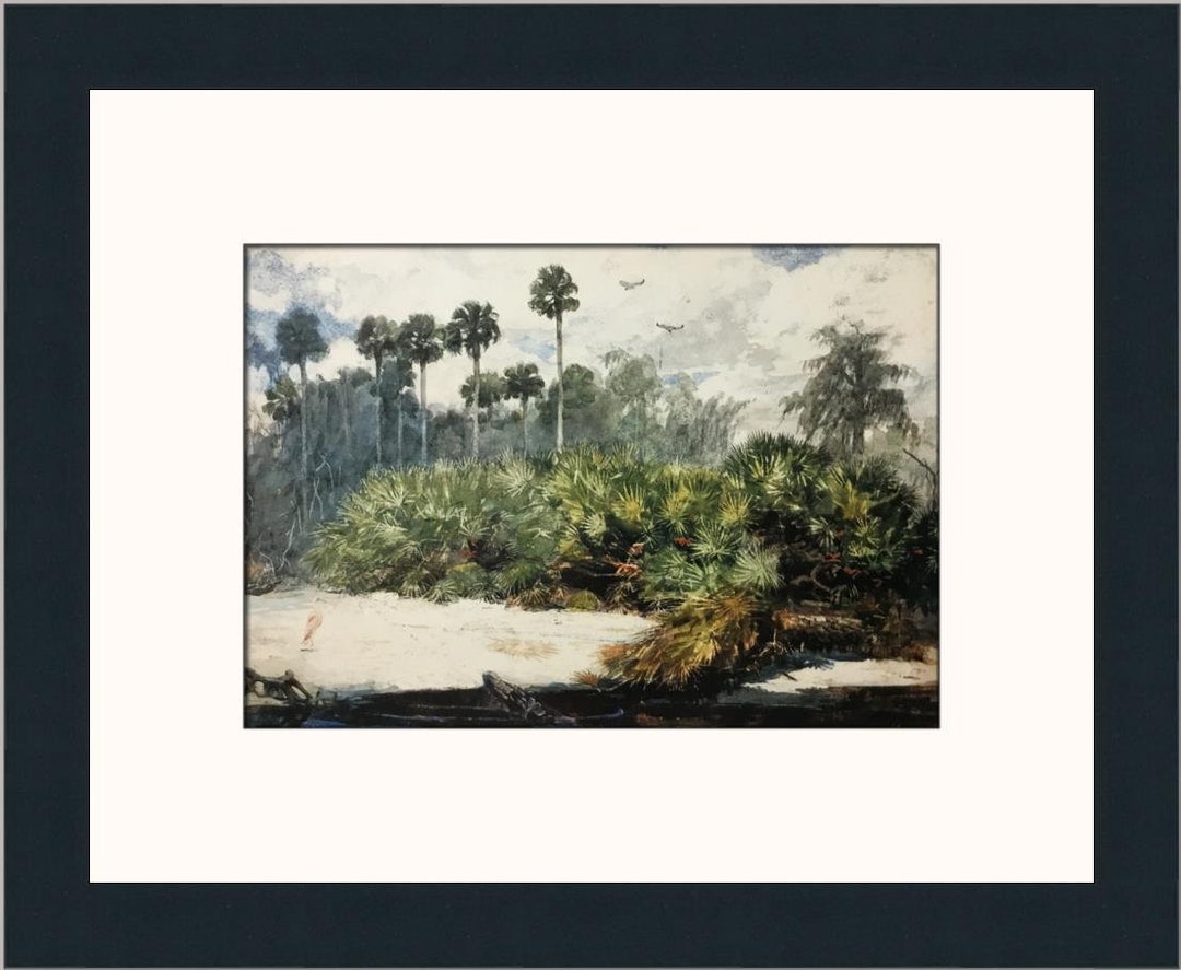 Winslow Homer in a Florida Jungle Custom Framed Print - Etsy