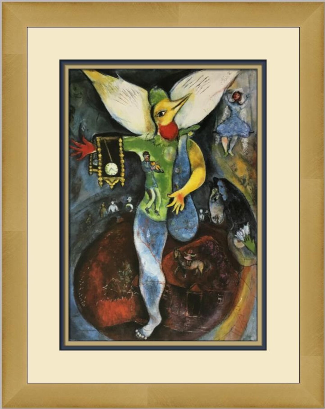 Marc Chagall the Juggler Custom Framed Print - Etsy