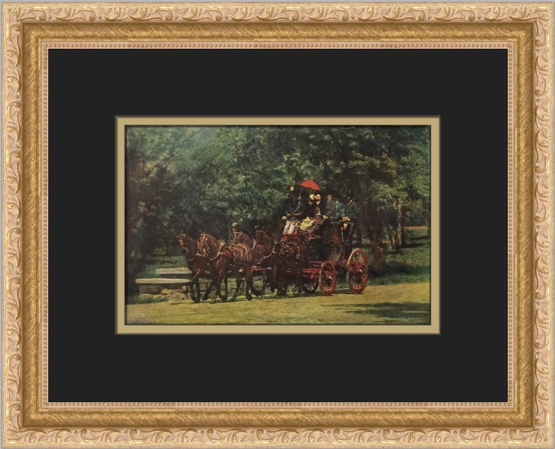 Thomas Eakins the Fairman Rogers Four-in-hand Custom Framed Print - Etsy