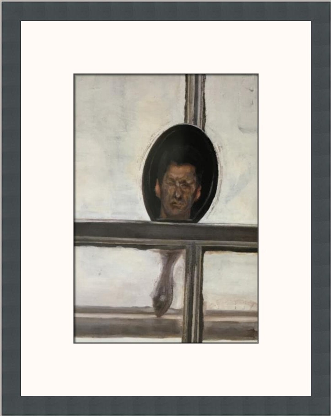 Lucian Freud Self-portrait in a Hand Mirror Custom Framed Print - Etsy