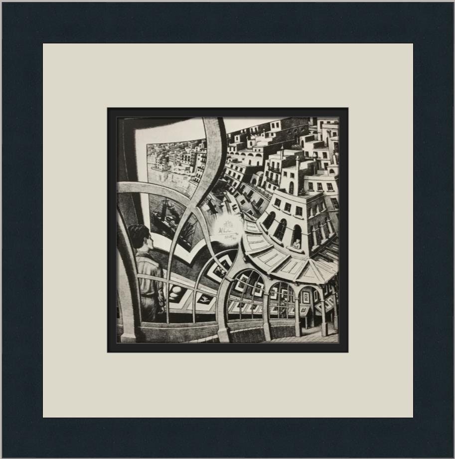 M.C. Escher MC Escher Print Gallery Custom Framed Print - Etsy