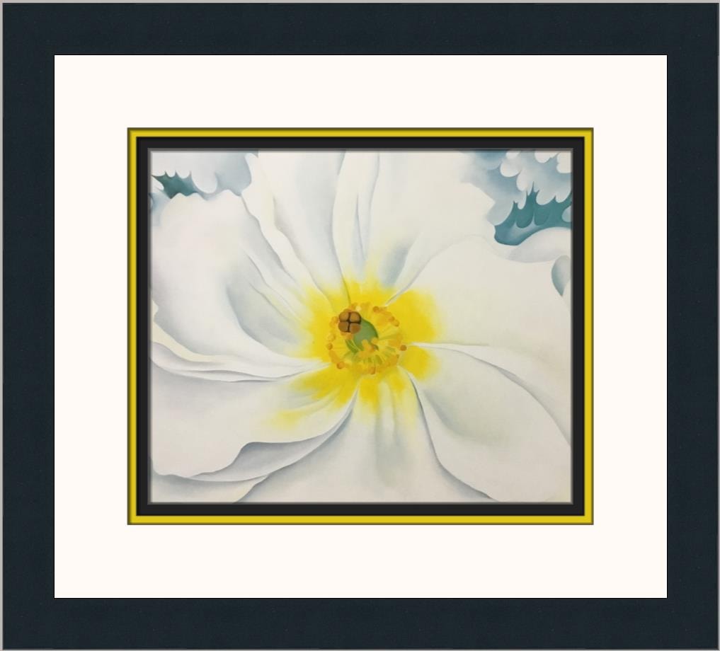 Georgia O'keeffe White Flower Custom Framed Print - Etsy