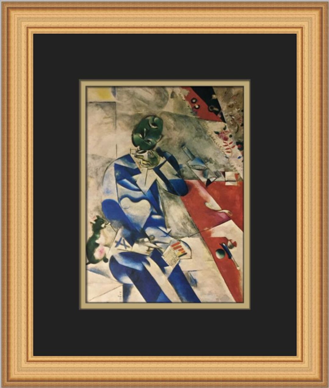 Marc Chagall the Poet Custom Framed Print - Etsy