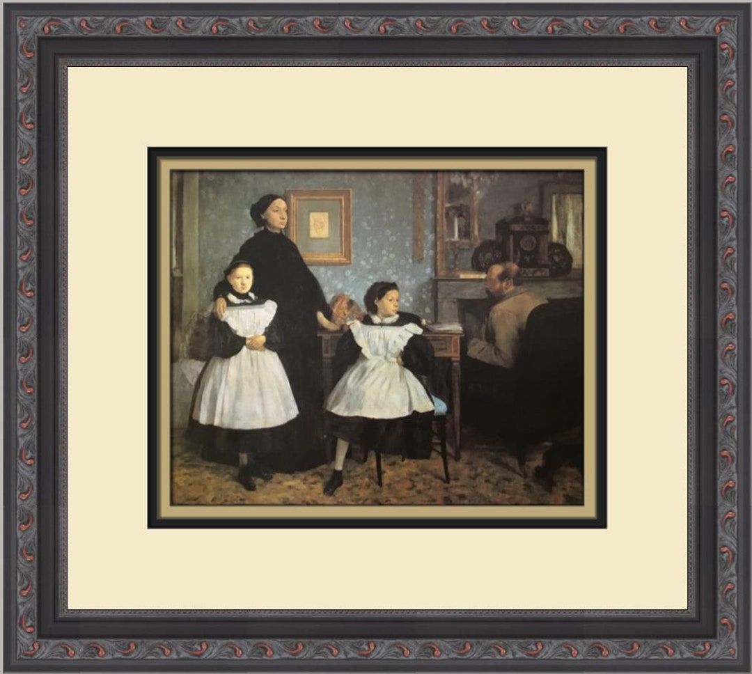 Edgar Degas the Bellini Family Custom Framed Print - Etsy