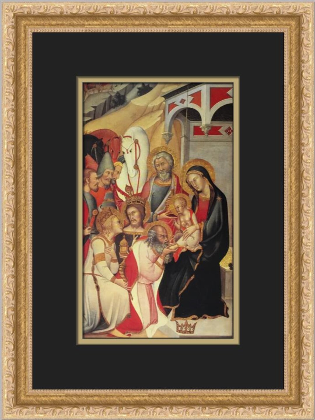 Bartolo Di Fredi Adoration of the Magi Custom Framed Print - Etsy