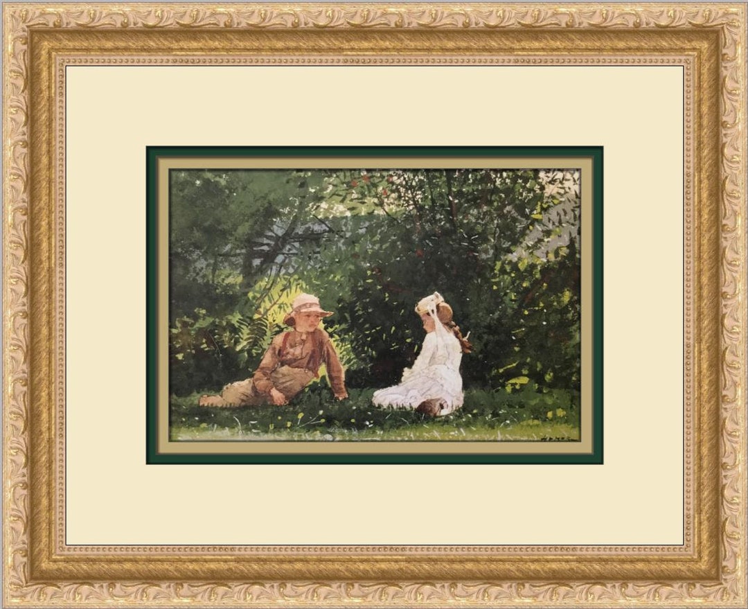 Winslow Homer Scene at Houghton Farm Custom Framed Print - Etsy