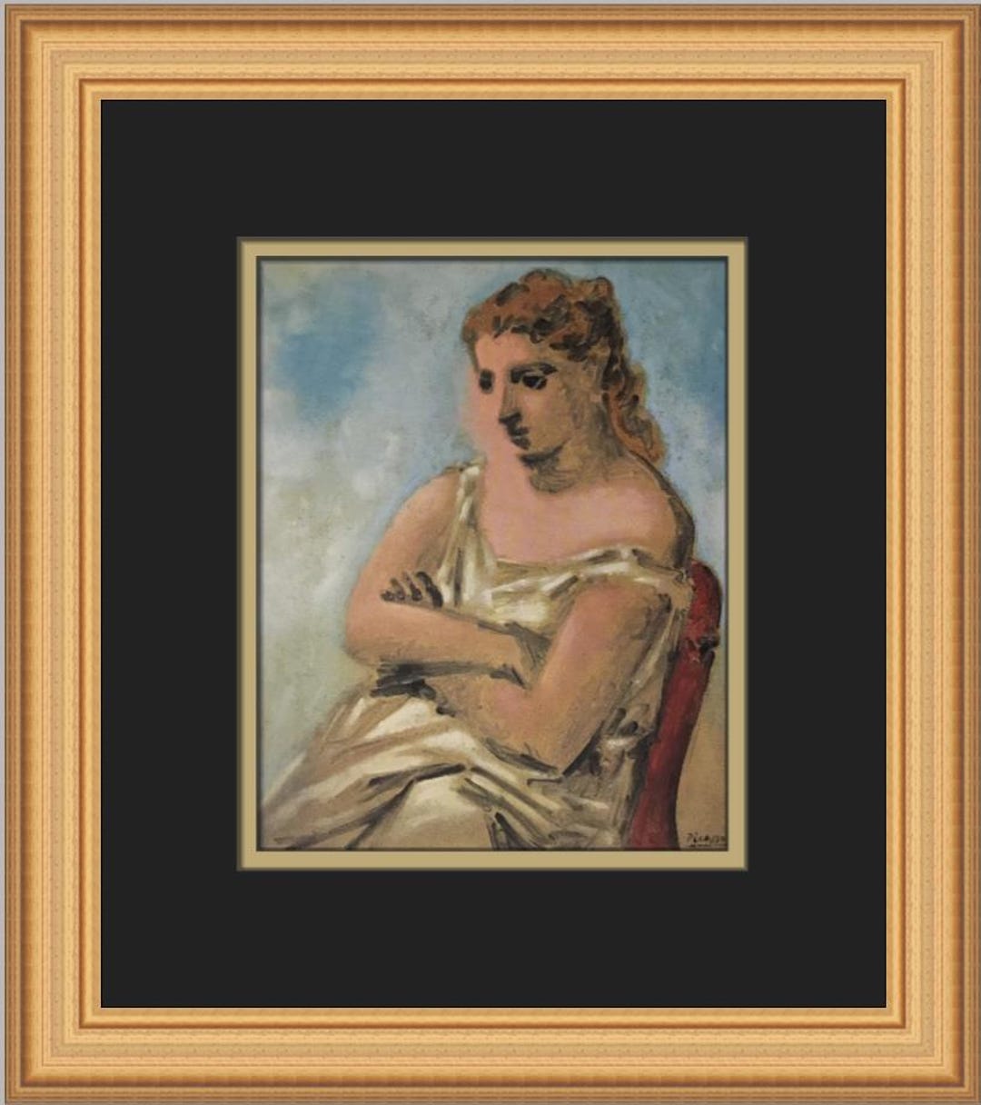 Pablo Picasso Portrait of Sara Murphy Custom Framed Print - Etsy