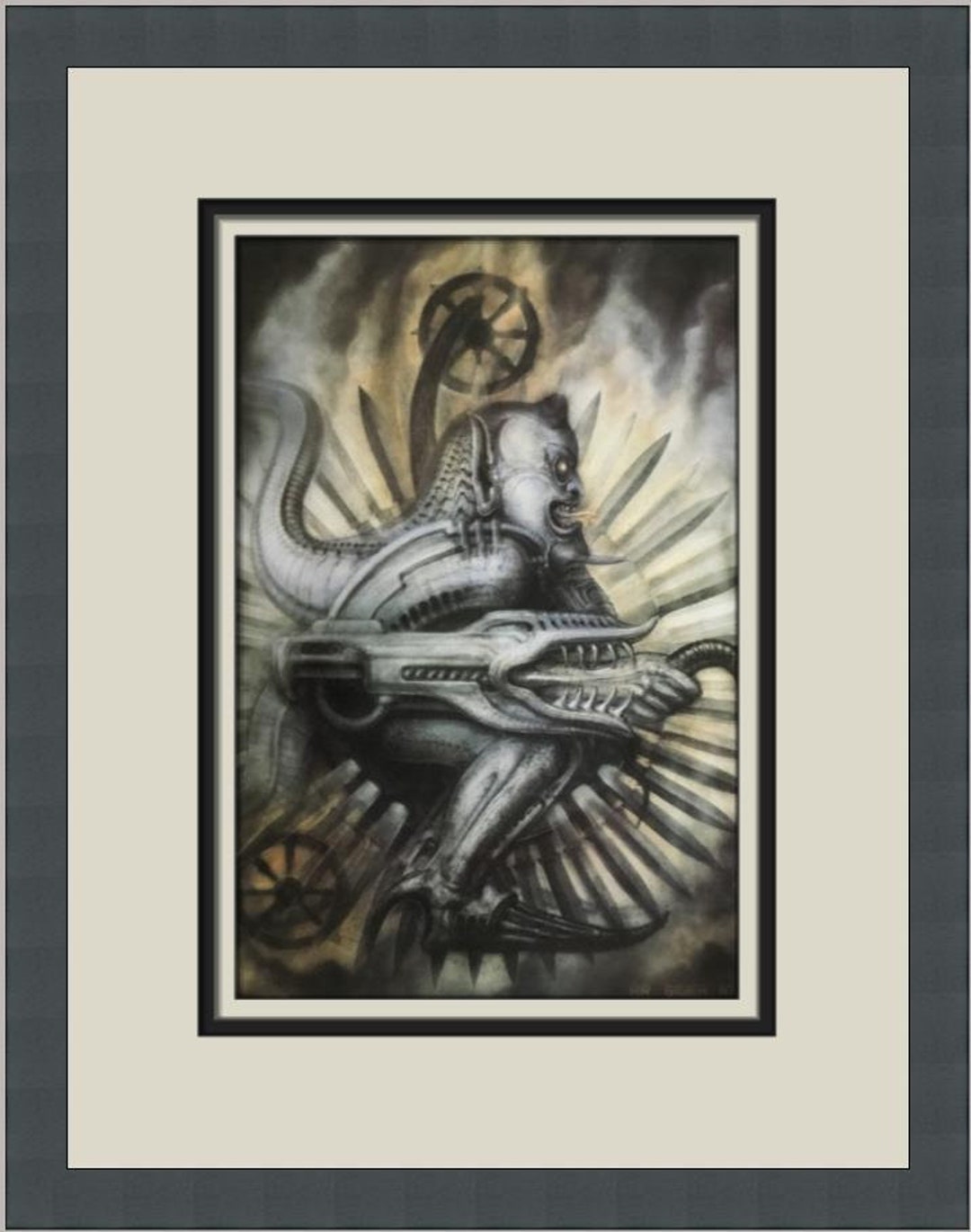 HR Giger H. R. Giger Goho Dohji Custom Framed Print - Etsy