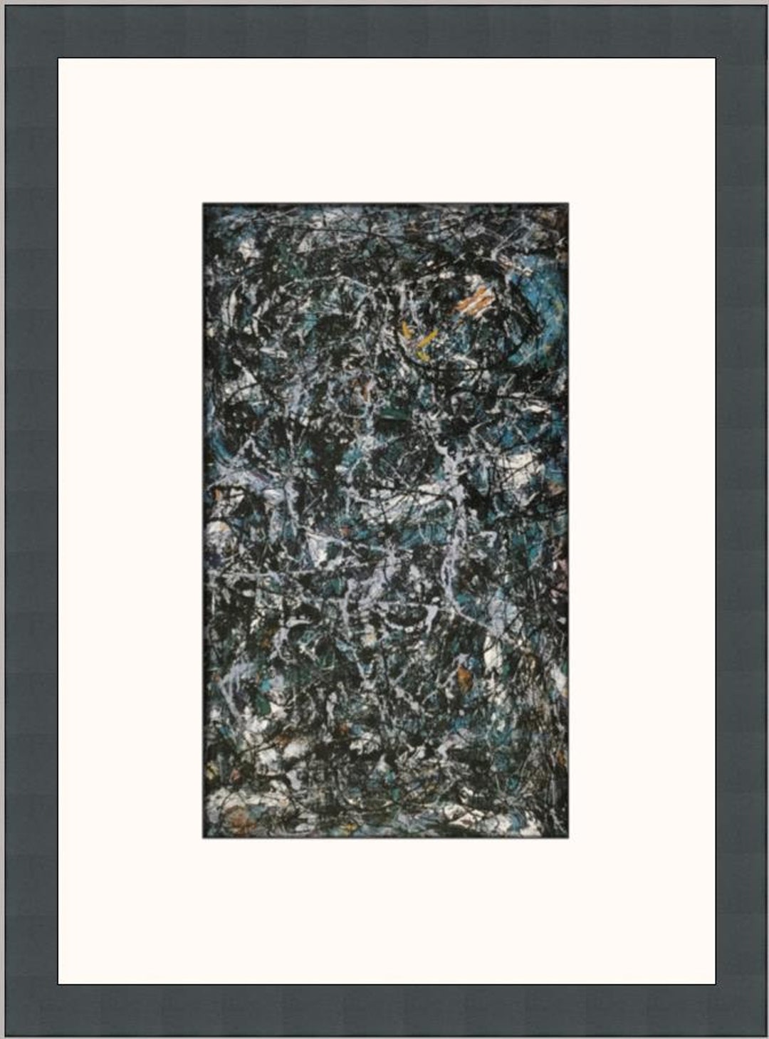Jackson Pollock Full Fathom Five Custom Framed Print - Etsy