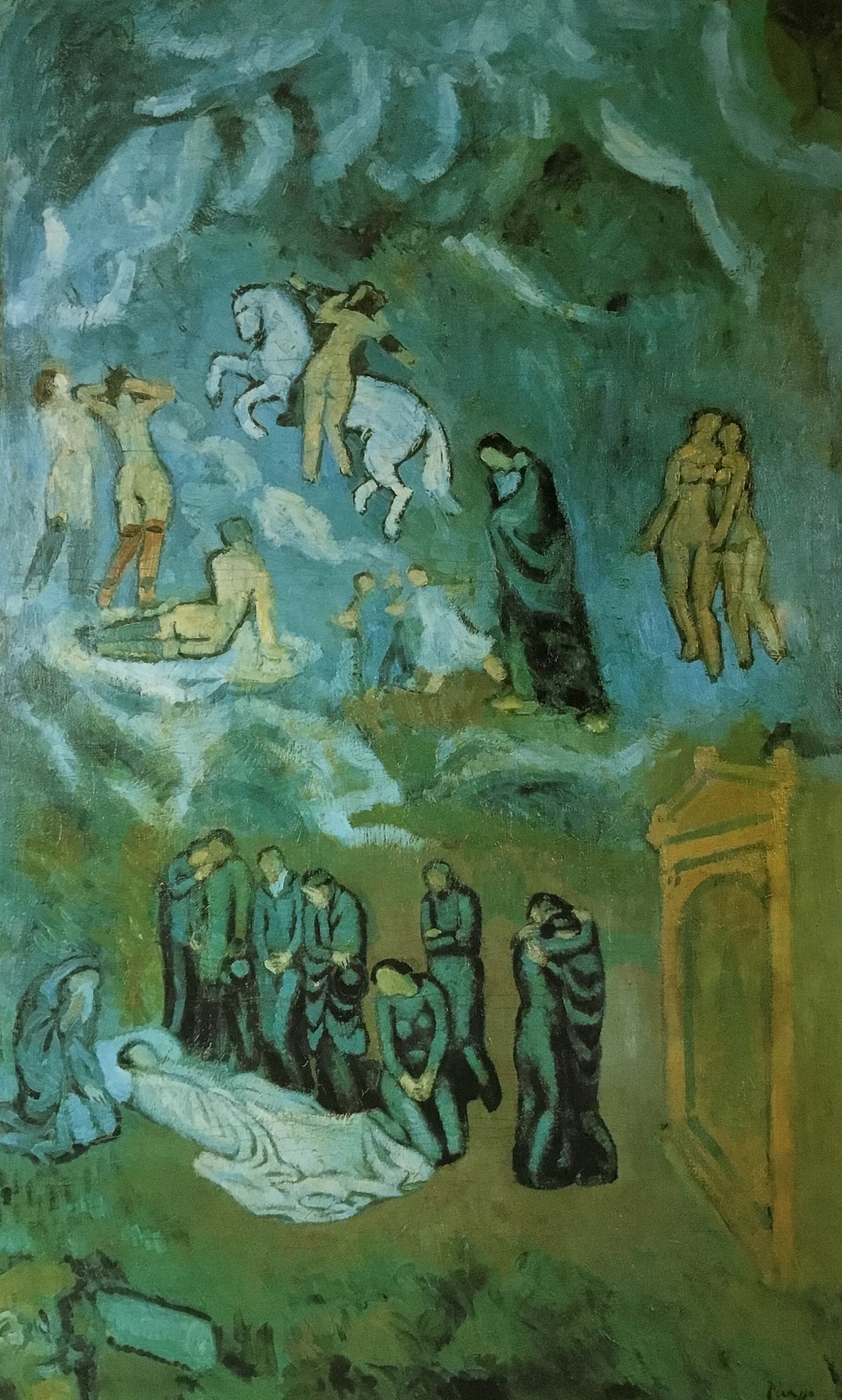 Pablo Picasso the Death of Casagemas Custom Framed Print - Etsy