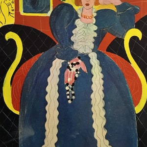 Henri Matisse Lady in Blue Custom Framed Print - Etsy