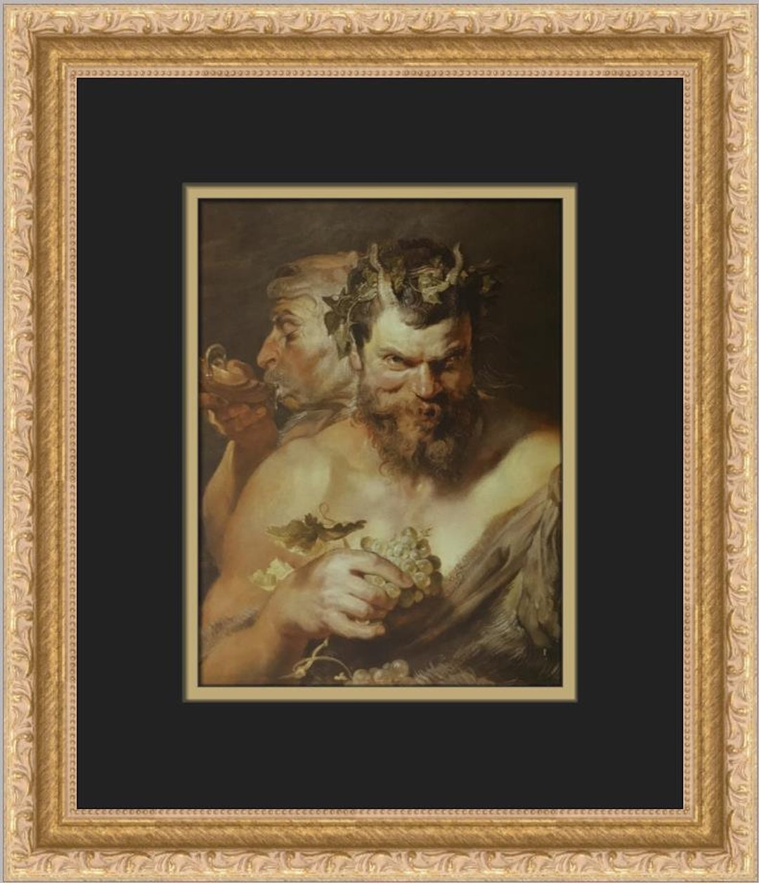 Peter Paul Rubens Two Satyrs Custom Framed Print - Etsy