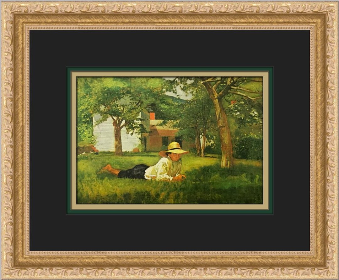 Winslow Homer Nooning Custom Framed Print - Etsy