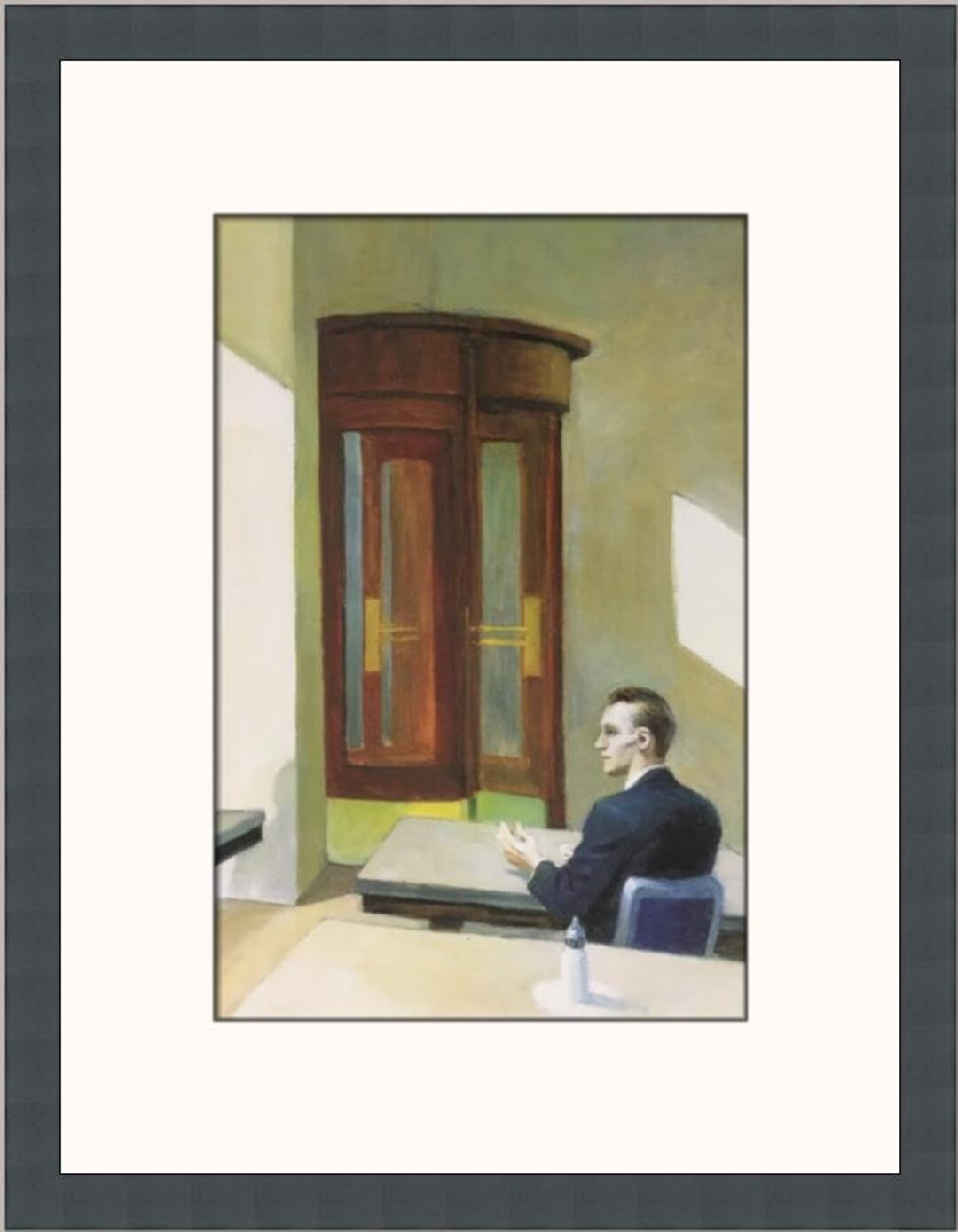 Edward Hopper Sunlight in a Cafeteria Custom Framed Mini Print - Etsy