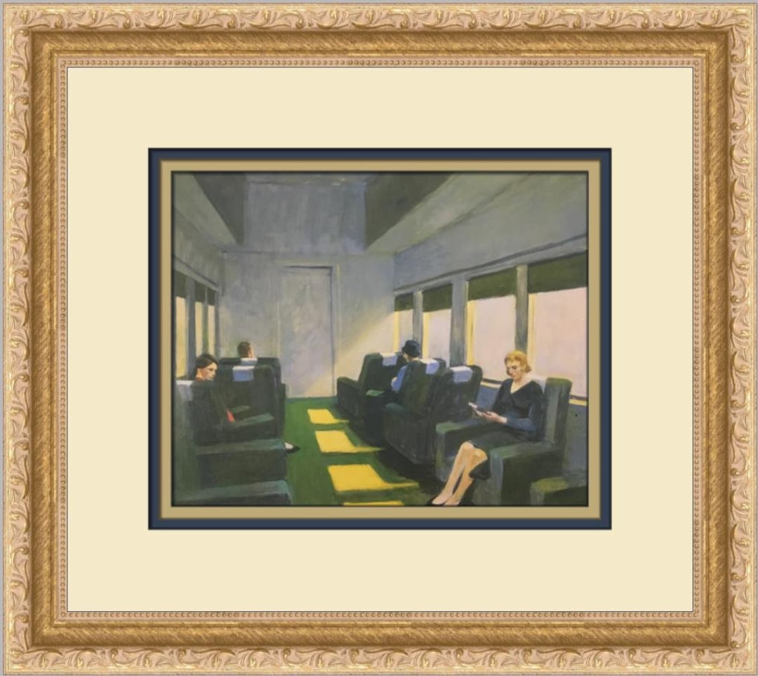 Edward Hopper Chair Car Custom Framed Print - Etsy