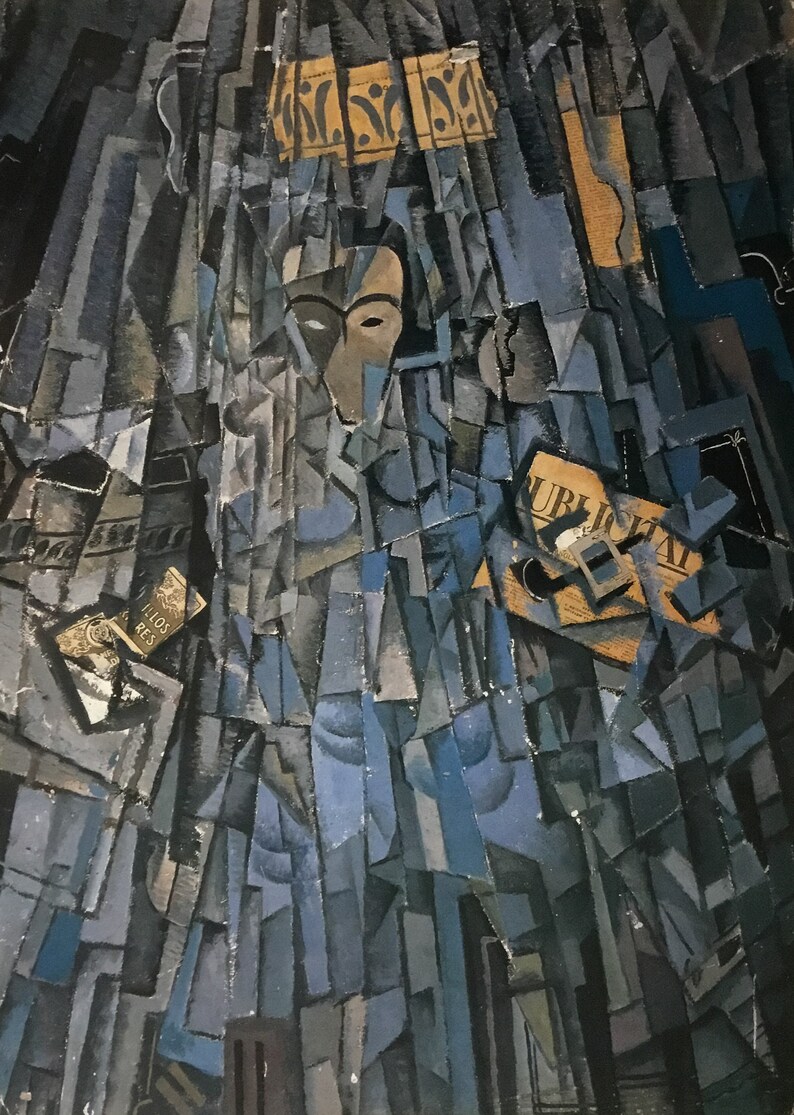 Salvador Dali Cubist Self-portrait Custom Framed Print - Etsy