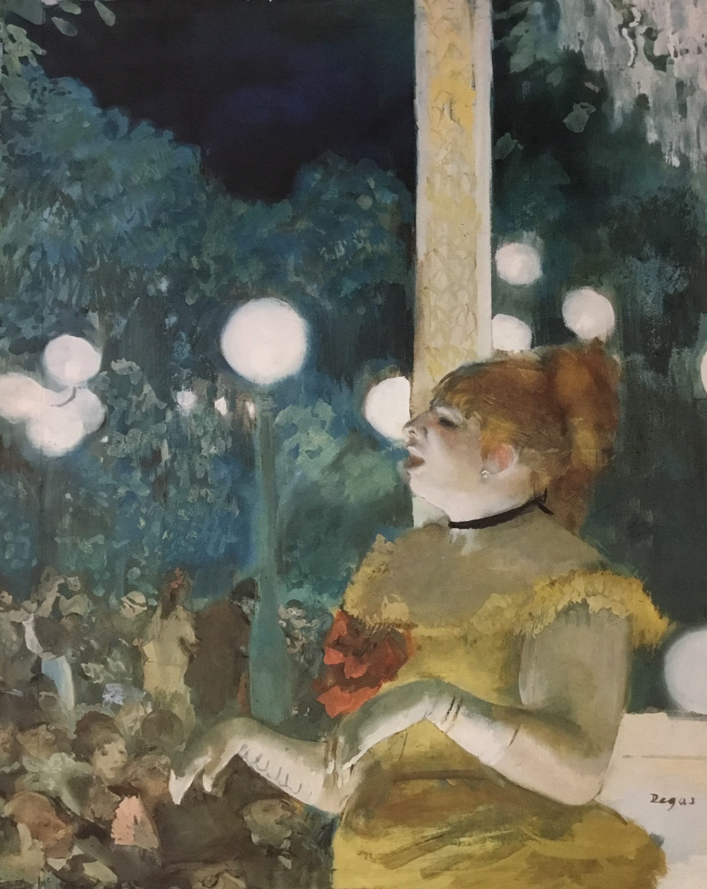 Edgar Degas Cafe-concert Singer Custom Framed Print - Etsy