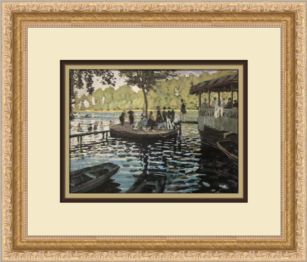 Claude Monet the Frog Pond Custom Framed Print - Etsy