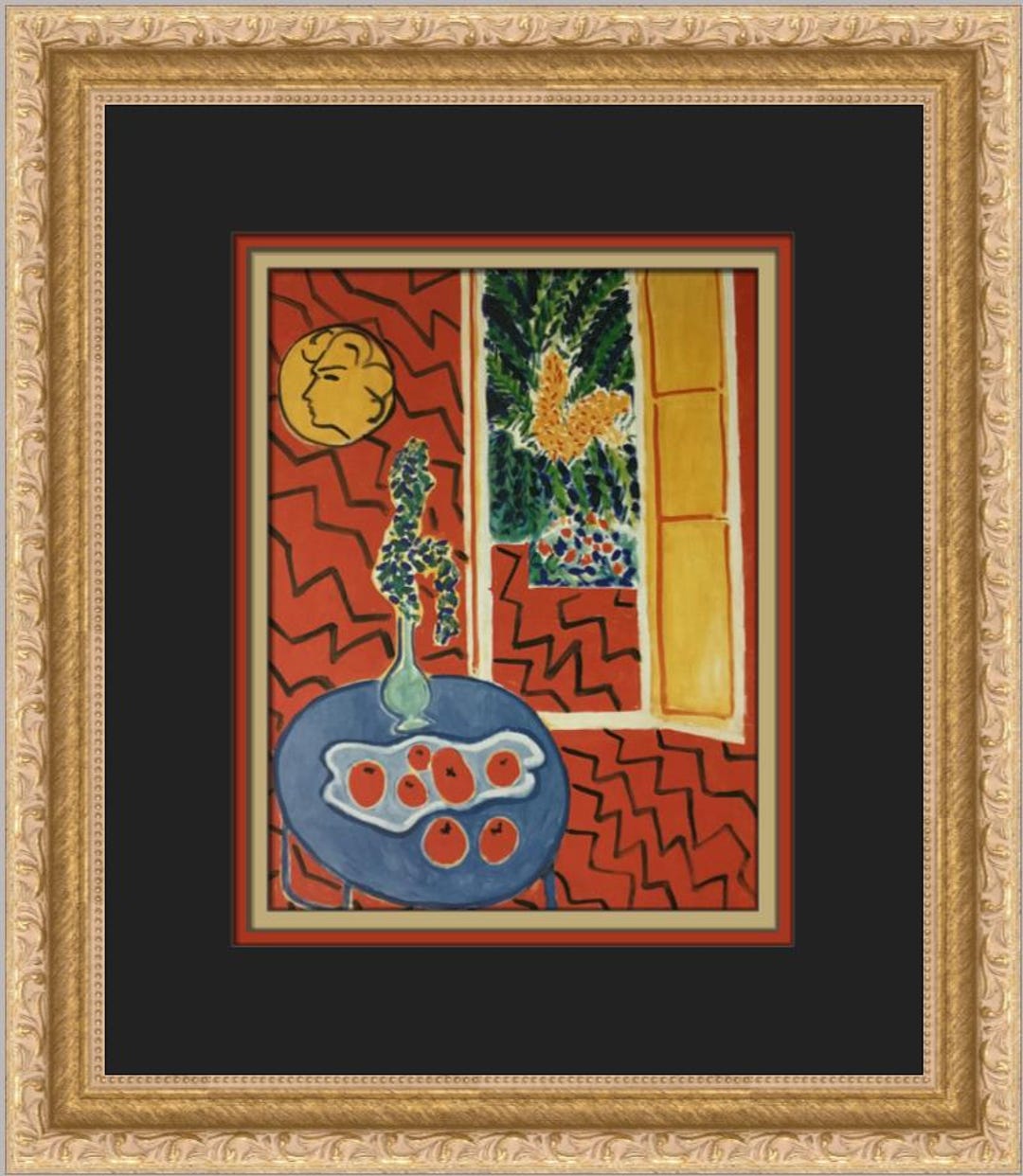 Henri Matisse Still-life on a Blue Table Custom Framed Print - Etsy