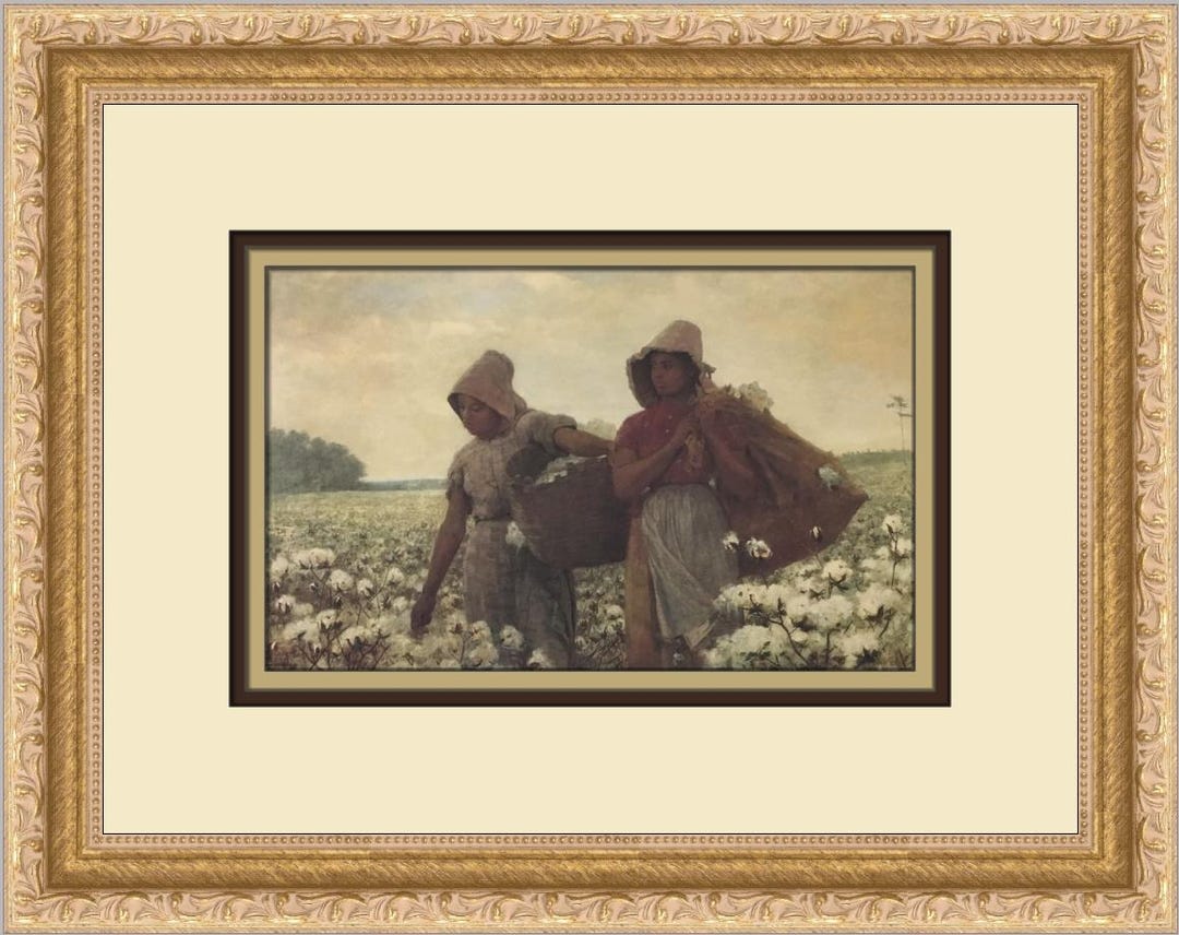Winslow Homer Cotton Pickers Custom Framed Print - Etsy