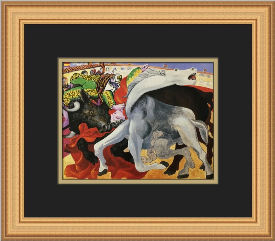 Pablo Picasso the Death of the Toreador Custom Framed Print - Etsy UK
