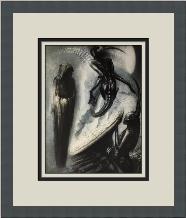 HR Giger H. R. Giger the Magus Custom Framed Print - Etsy