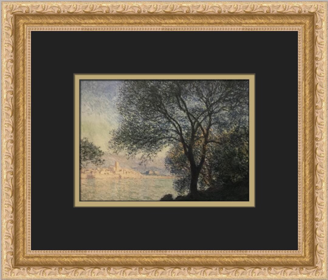 Claude Monet Antibes Seen From La Salis Custom Framed Print - Etsy