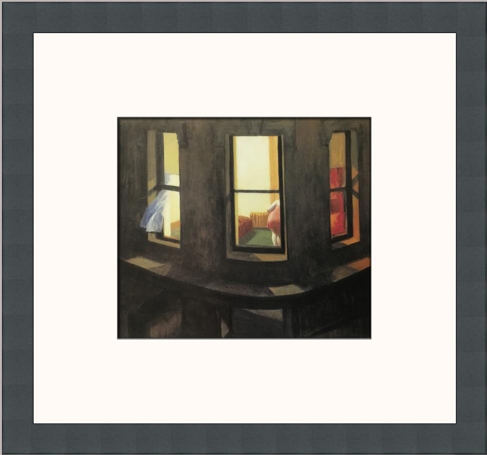 Edward Hopper Night Windows Custom Framed Mini Print - Etsy