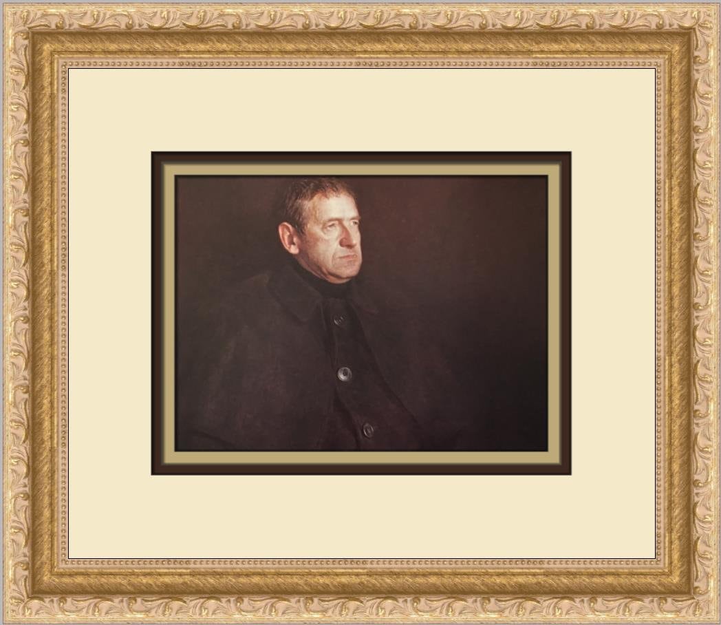 James Wyeth Portrait of Andrew Wyeth Custom Framed Print - Etsy