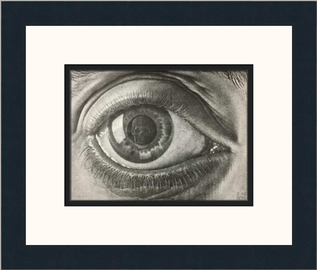 M.C. Escher Eye Custom Framed Print - Etsy