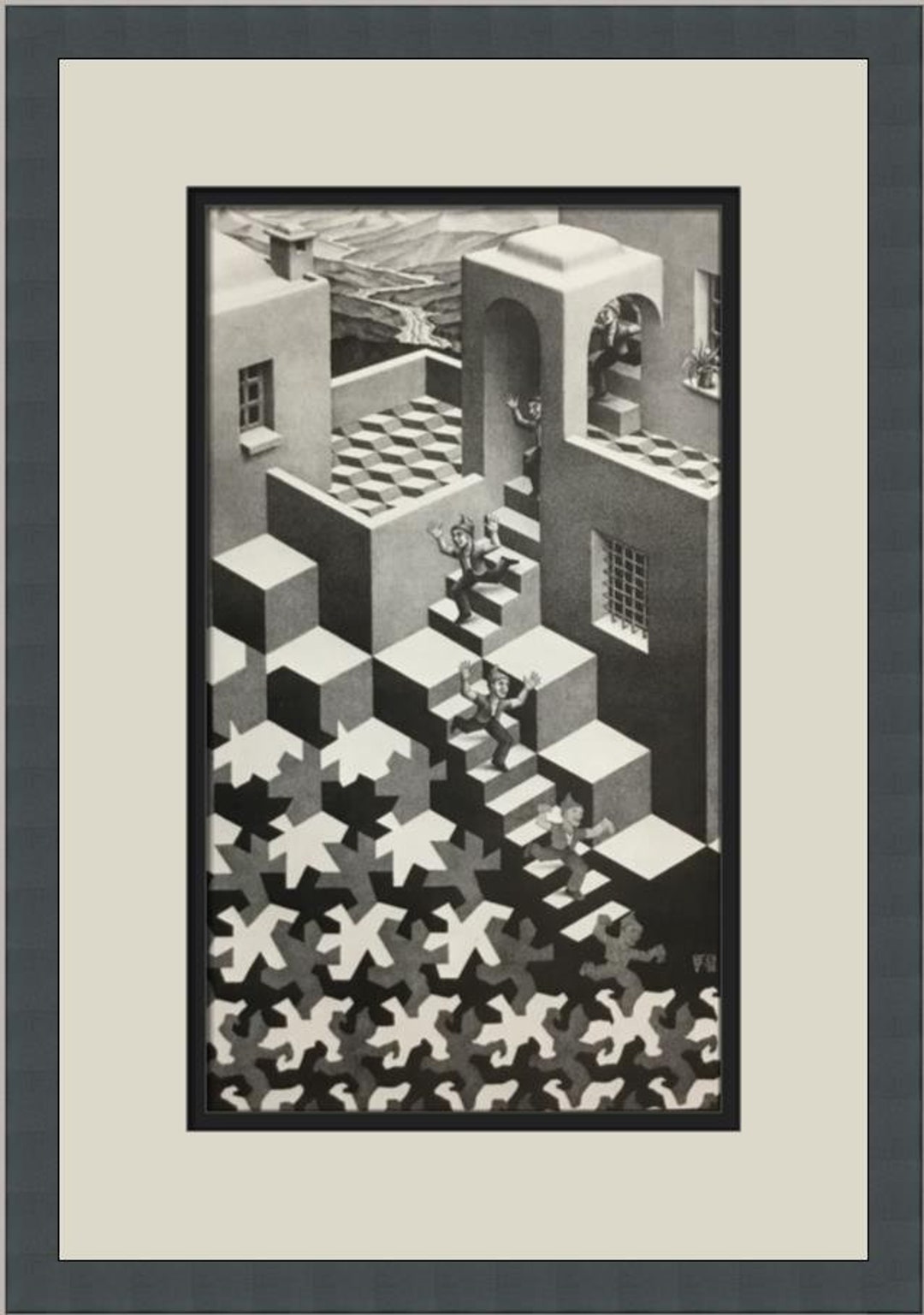 M.C. Escher MC Escher Cycle Custom Framed Print - Etsy