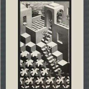 M.C. Escher MC Escher Cycle Custom Framed Print - Etsy