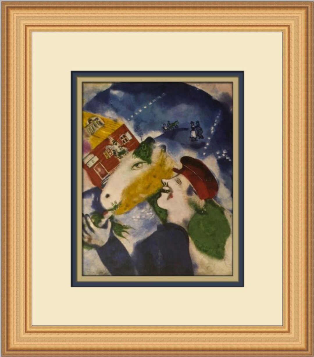 Marc Chagall Peasant Life Custom Framed Print - Etsy