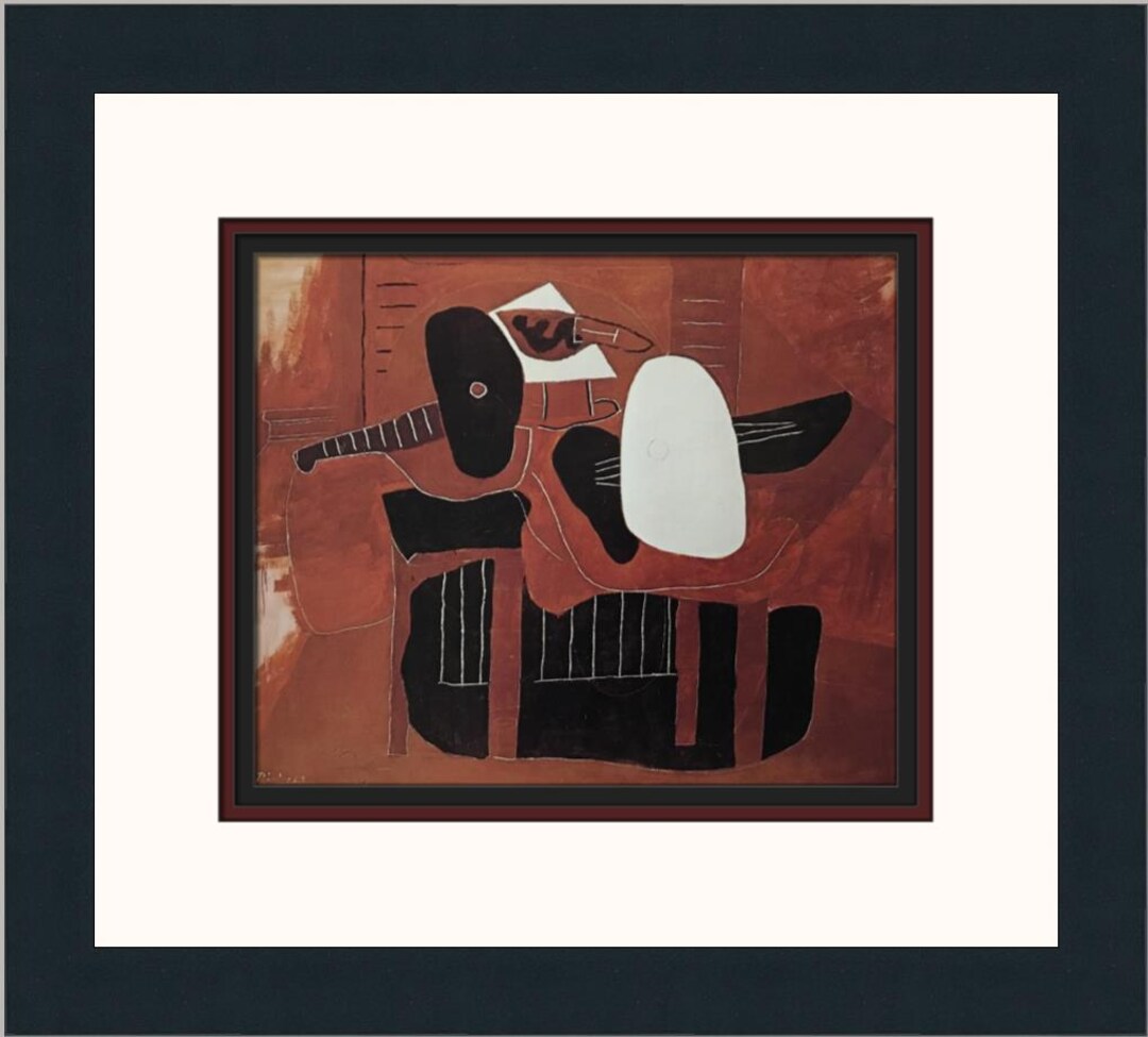 Pablo Picasso Musical Instruments on a Table Custom Framed Print - Etsy