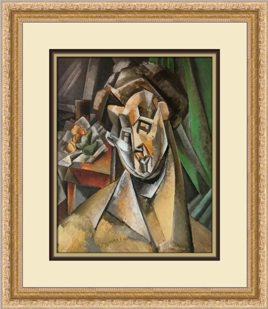 Pablo Picasso Woman With Pears Custom Framed Print - Etsy