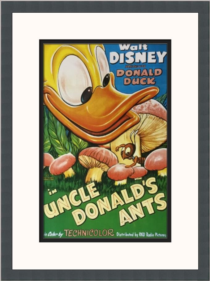 Walt Disney Uncle Donald's Ants Custom Framed Poster Print - Etsy