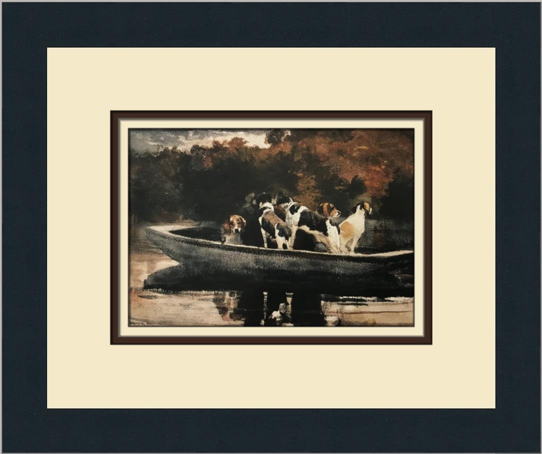 Winslow Homer Waiting for the Start Custom Framed Print - Etsy