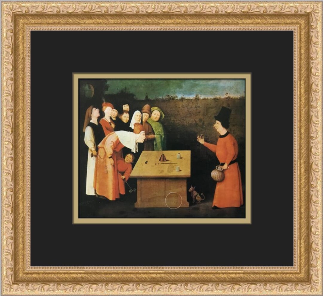 Hieronymus Bosch the Conjour Custom Framed Print - Etsy