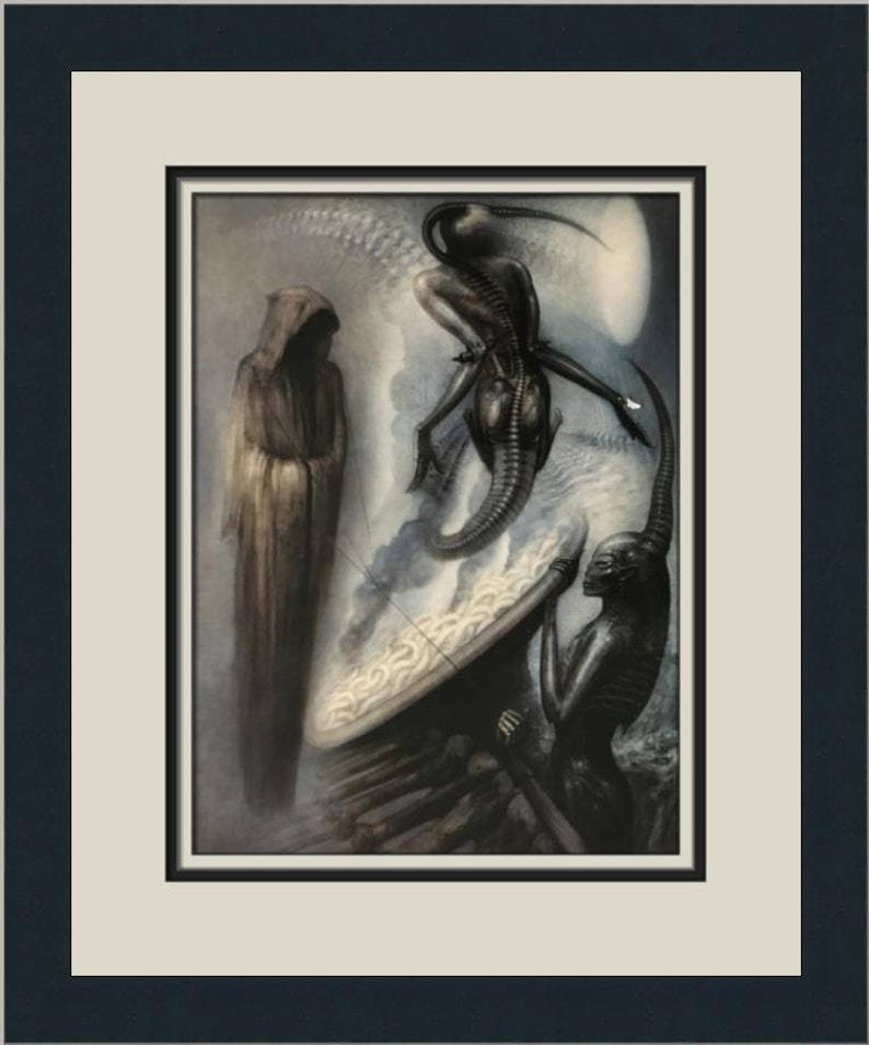 Buy HR Giger H. R. Giger the Magus Custom Framed Print Online in India ...