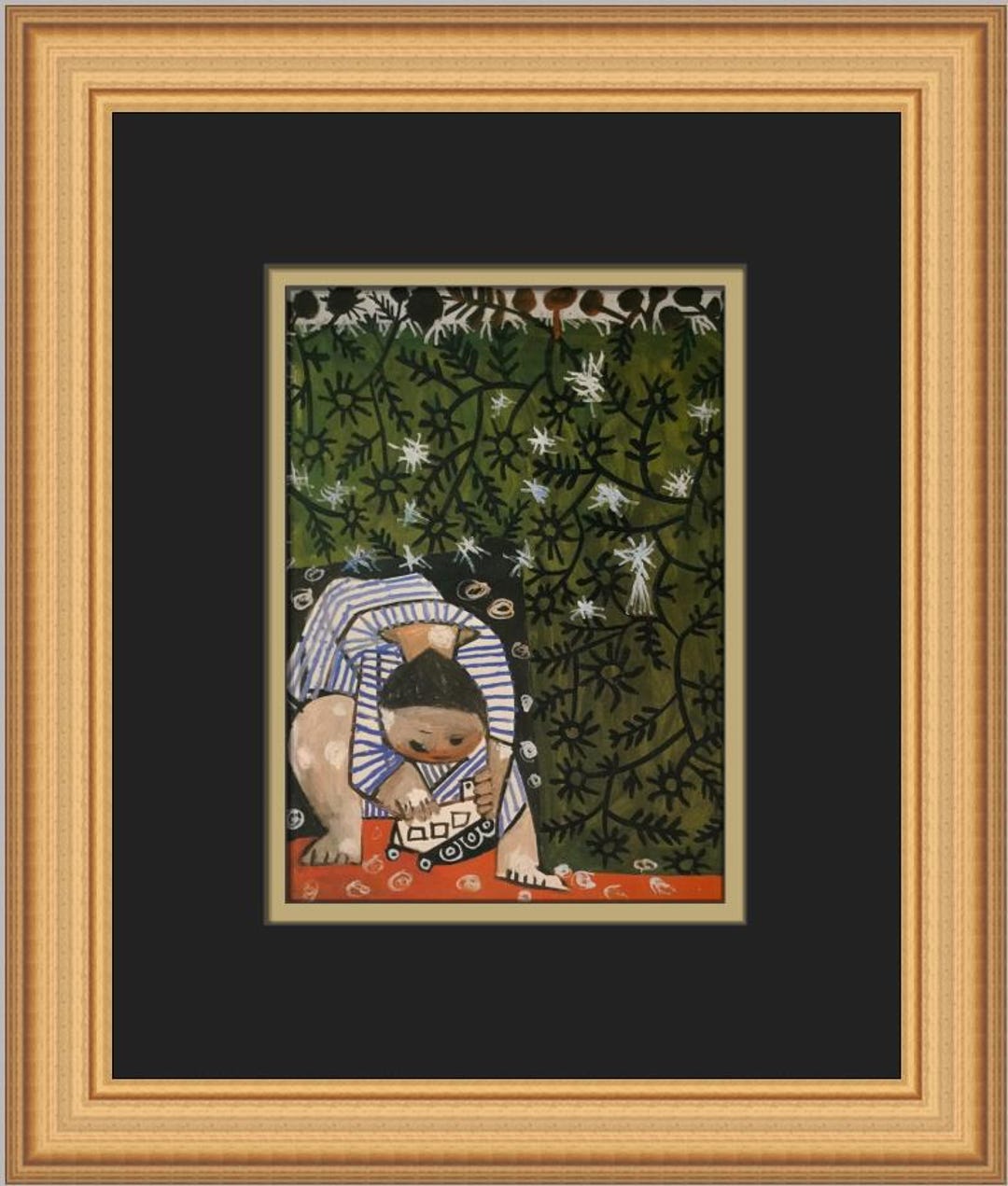 Pablo Picasso Child Playing With a Toy Truck Custom Framed Print - Etsy