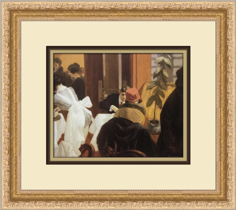 Edward Hopper New York Restaurant Custom Framed Print - Etsy