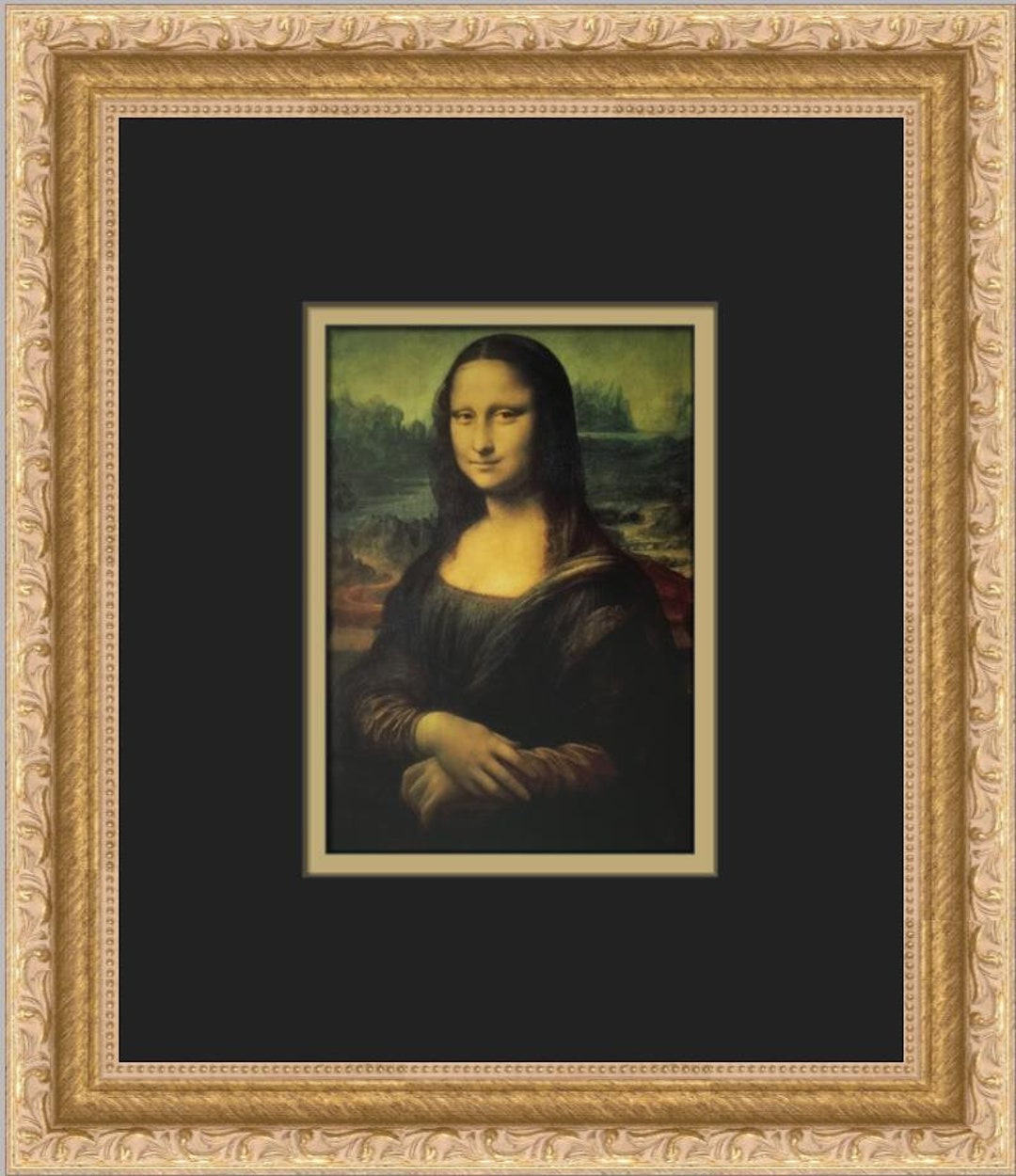 Leonardo Da Vinci the Mona Lisa Custom Framed Print - Etsy