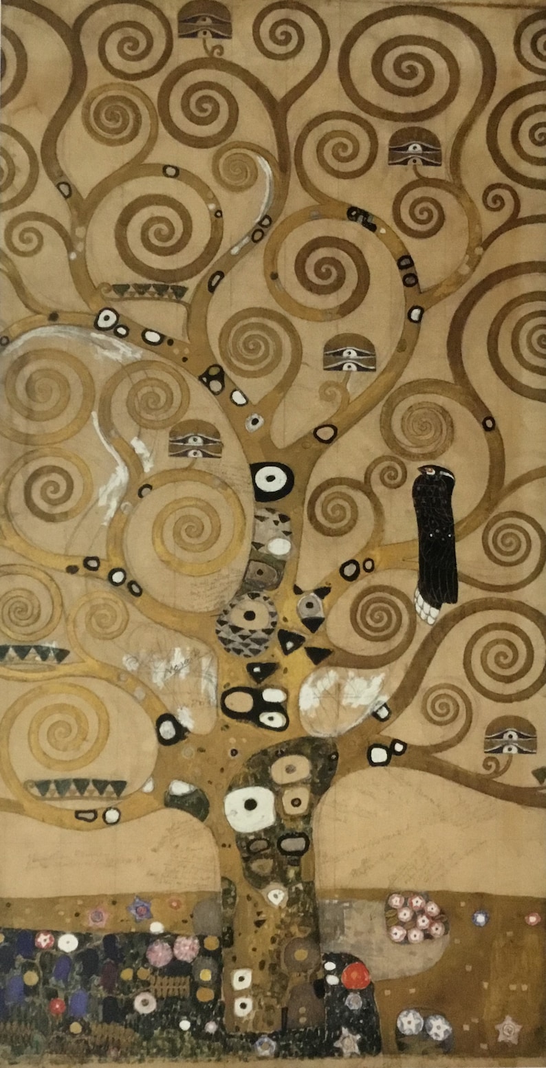 Gustav Klimt Tree of Life Custom Framed Print - Etsy