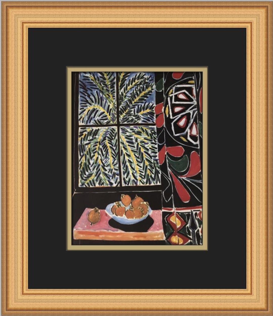 Henri Matisse Interior With Egyptian Curtain Custom Framed Print - Etsy