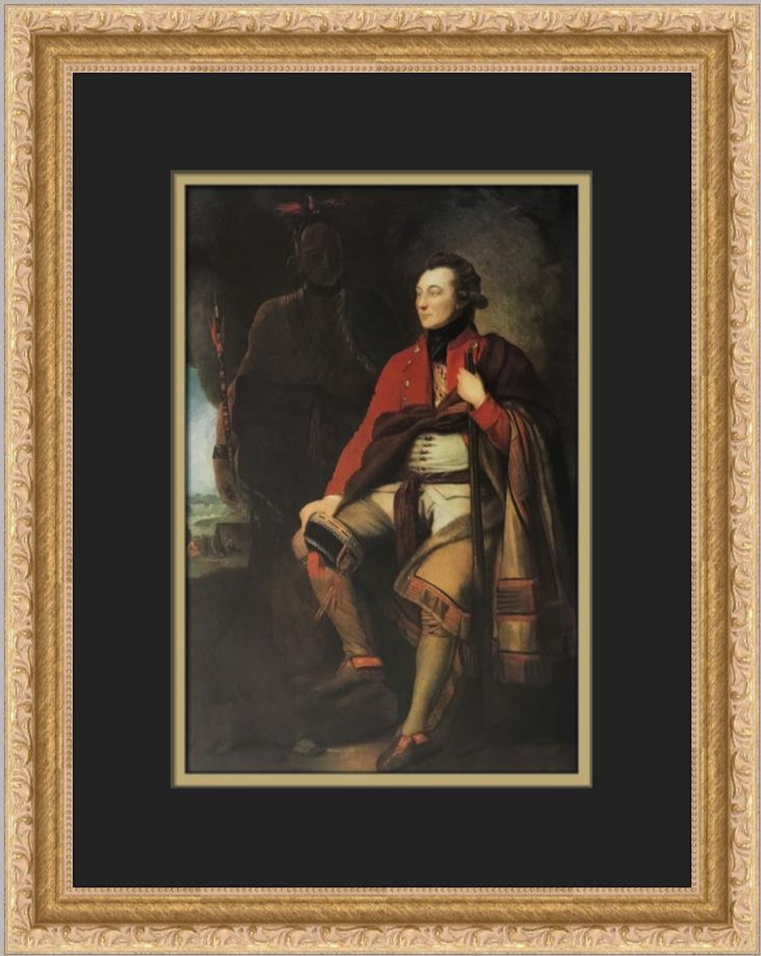 Bensam West Colonel Guy Johnson Custom Framed Print - Etsy