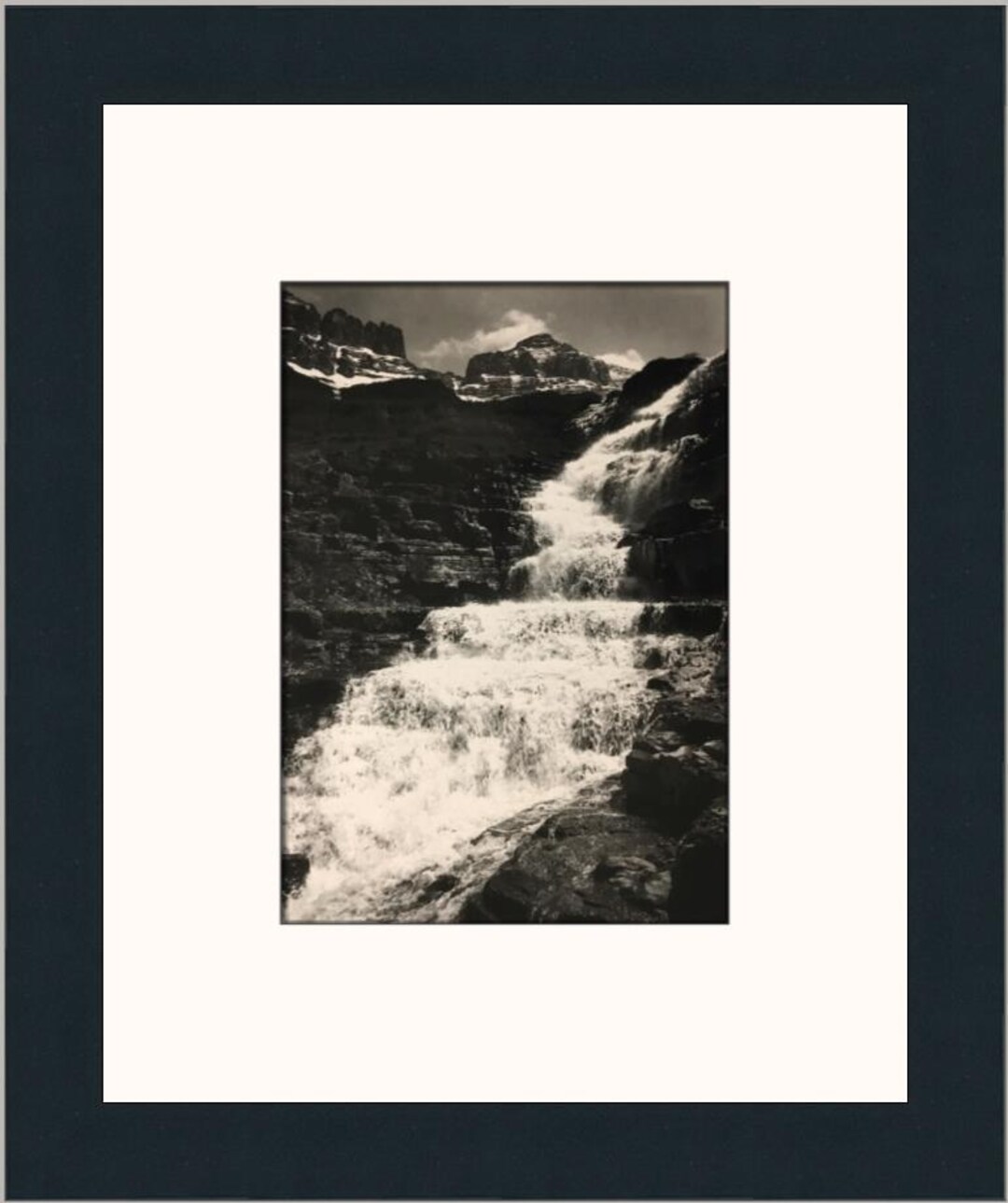 Ansel Adams Cascade Glacier National Park MT Custom Framed Print - Etsy