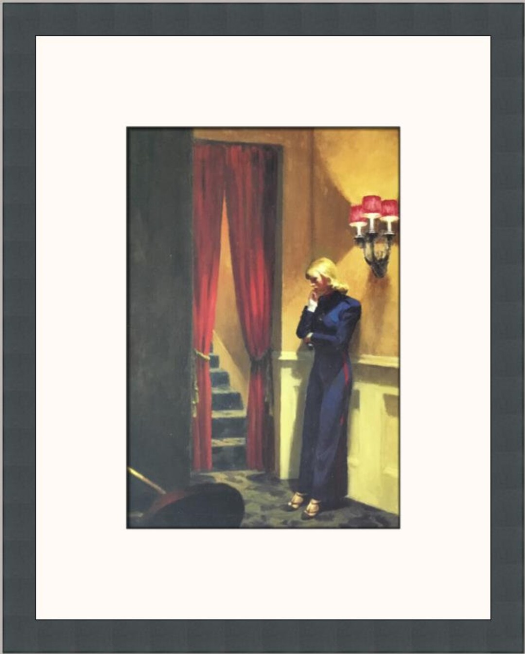Edward Hopper New York Movie Custom Framed Mini Print - Etsy